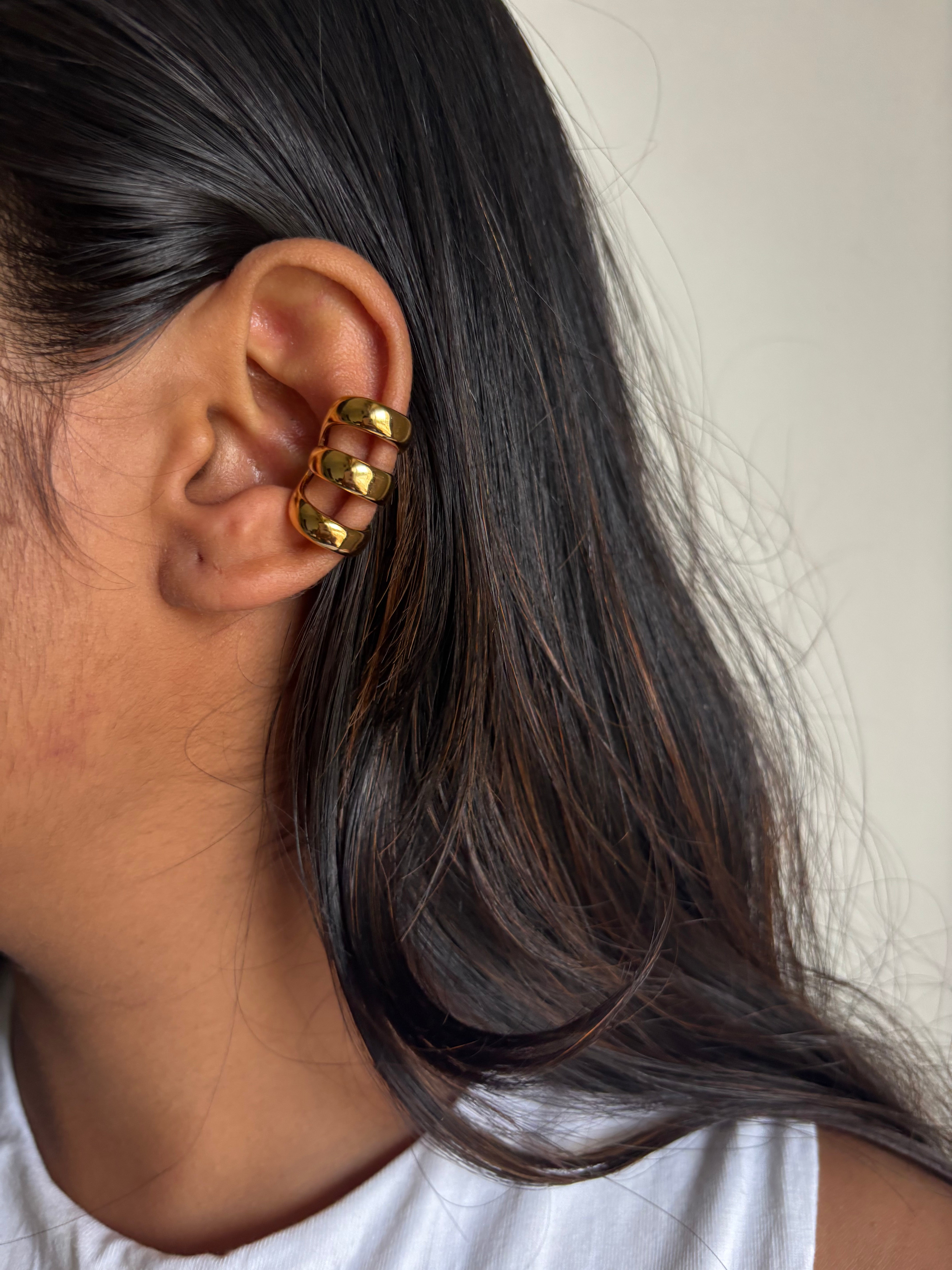 Spiral Earcuff- Stainless Steel – MACHKI